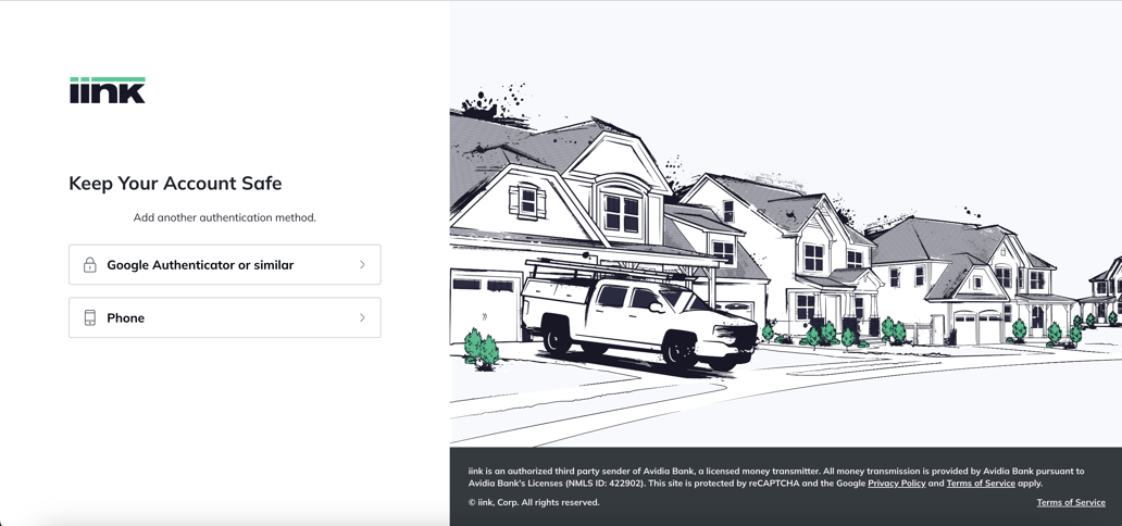 How to log into the iink app and enable MFA