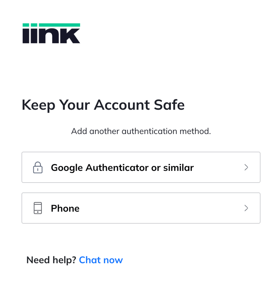 How to log into the iink app and enable MFA