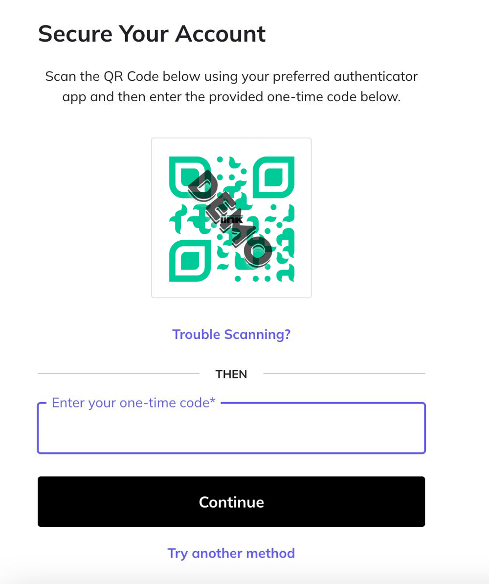 How to log into the iink app and enable MFA